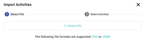 Introduce Stepper To Import Activities Dialog Issue
