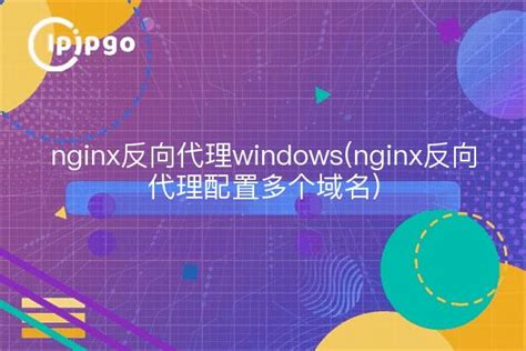 Nginx反向代理windowsnginx反向代理配置多个域名 Ipipgo