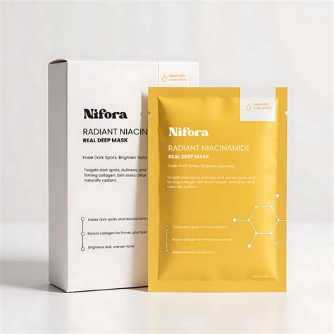 Radiant Niacinamide Real Deep Mask Nifora