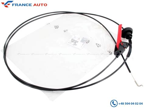 LINKA OTWIERANIA MASKI Z RĄCZKĄ DŁUGA Parts for Peugeot Citroen Renault