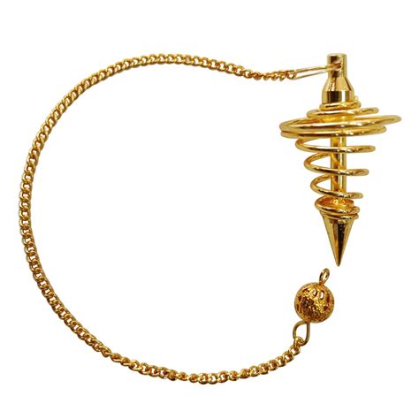 Buy Shubhanjali Golden Spiral Pendulum Dowsing Of Divination Tool