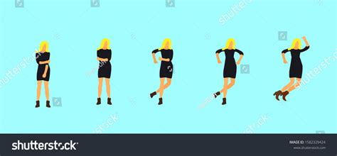 Dancing Girl Icon Party Background Vector 스톡 벡터 로열티 프리 1582329424 Shutterstock