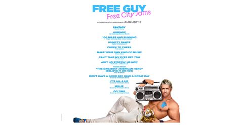 Free Guy Original Motion Picture Soundtrack Track List Revealed