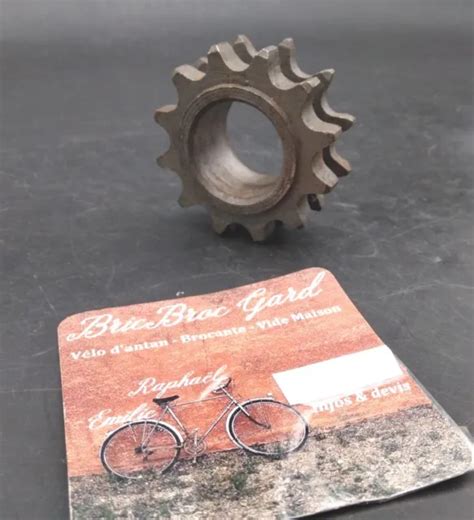 Nos Pulley Sproket 12 Tooth Platform Moped Motobecane Mbk French Moped