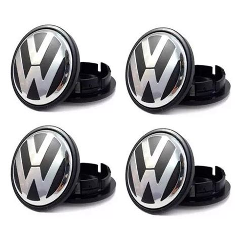 Kit Calotinhas Tampa Miolo Roda Vw Voyage Fox Crossfox Shopee Brasil