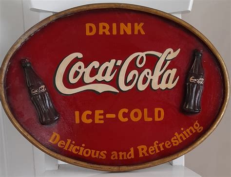 Coca Cola Advertising Sign Wood Catawiki