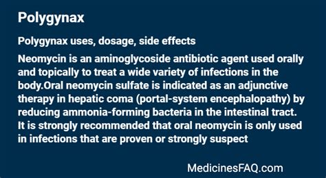 Polygynax Uses Dosage Side Effects Food Interaction And Faq