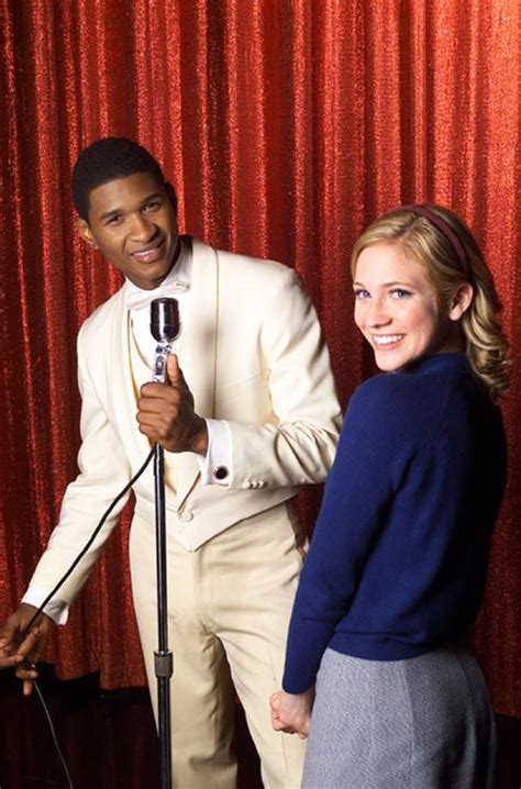 Usher As Marvin Gaye And Cast Member Brittany Snow On American Dreams