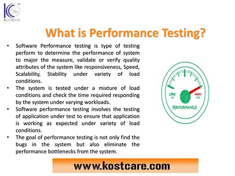 Performance Testing And Its Type Benefits Of Performance Testing Pptx