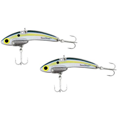 Steelshad Mini Blade Bait Sexy Shad 1 4oz 1 3 4in 2pk Sportsman