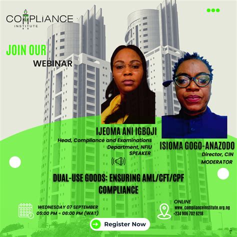 Compliance Live Webinar Compliance Institute Nigeria