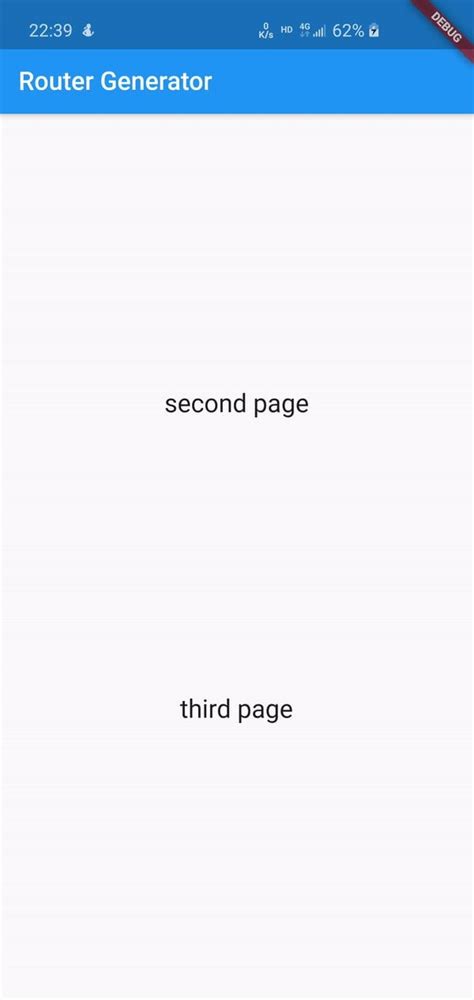 flutter router generation r flutterdev