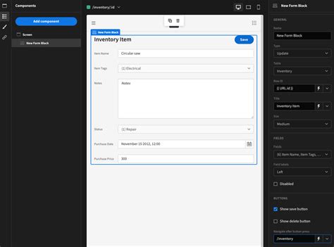 Enable And Disable Fields With An Edit Button · Budibase Budibase
