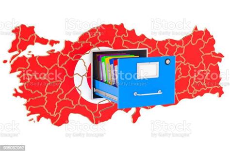 터키 국가 데이터베이스 개념 3d 렌더링에 고립 된 흰색 배경 3차원 형태에 대한 스톡 사진 및 기타 이미지 3차원 형태 개념 개념과 주제 Istock