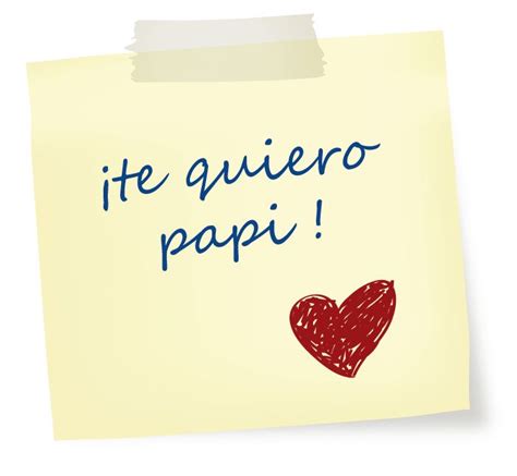 Nota te quiero papi vector Feliz cumpleaños papi Te amo papi Papá