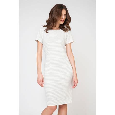 Short Sleeve Fitted Dress Conquista Wolf And Badger