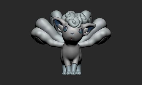 Pokemon Alolan Vulpix Con 2 Poses Edream Makers