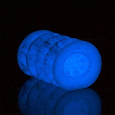Addiction Glow In The Dark Silicone Stroker With Vibrating Bullet Sex
