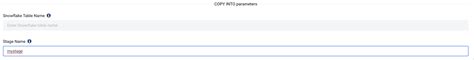automatic creation of the snowflake stage etlworks support