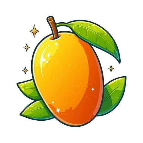Mango Clipart Vector Illustration Premium Ai Generated Vector