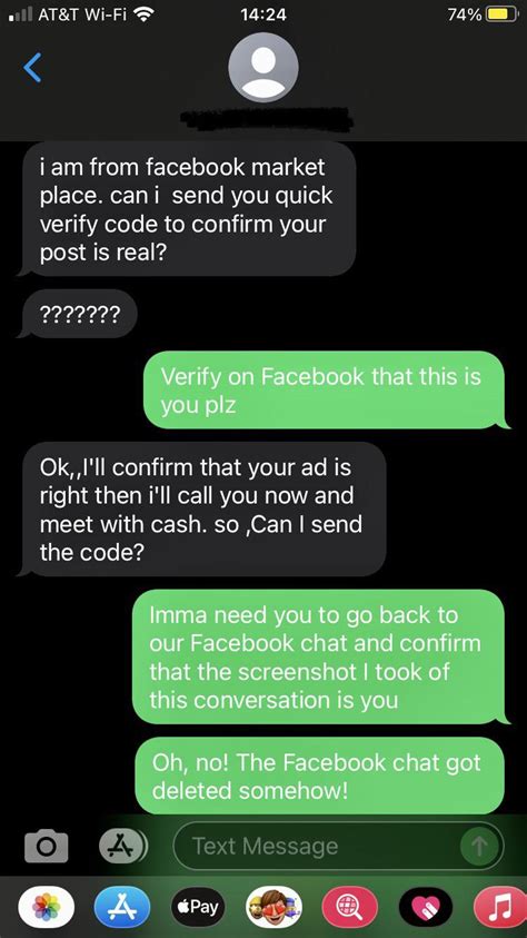 Facebook Password Reset Text Msg Scams