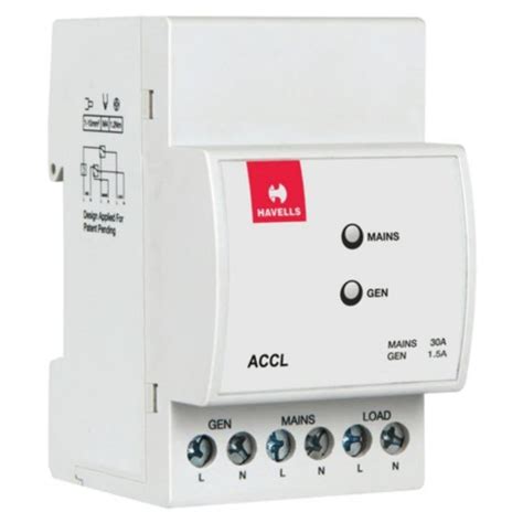 Havells 3 Module SPN ACCL Automatic Source Changeover With Current