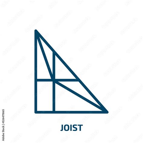 Joist Icon From Construction Collection Thin Linear Joist Beam