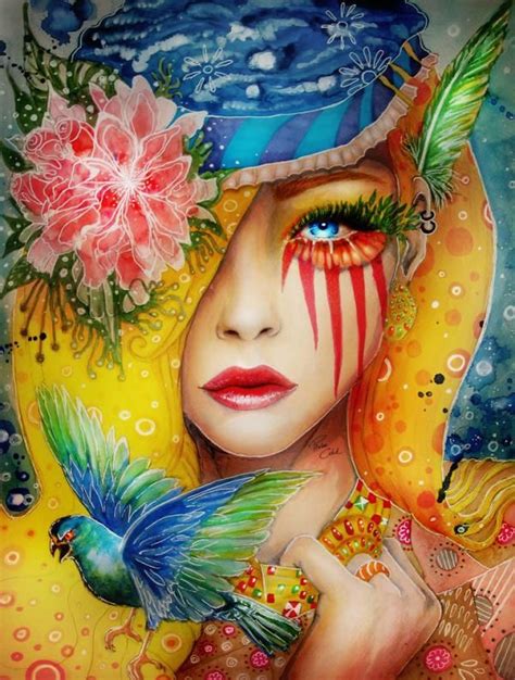 Colorful Portrait Paintings by Svenja Jödicke Art and Design Arte