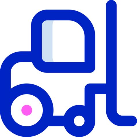 Forklift Super Basic Orbit Color Icon