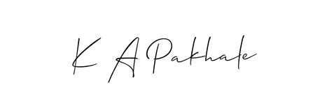 94 K A Pakhale Name Signature Style Ideas Wonderful Autograph