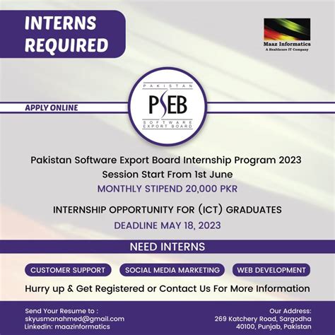 maaz informatics on linkedin pakistansoftwareexportboard internship