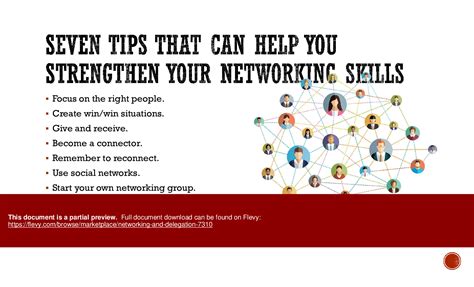 Networking And Delegation Ppt Slide Deck
