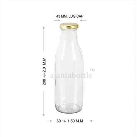 500 Ml Round Juice Bottle At Rs 10 5 Piece Milk Glass Bottle In New