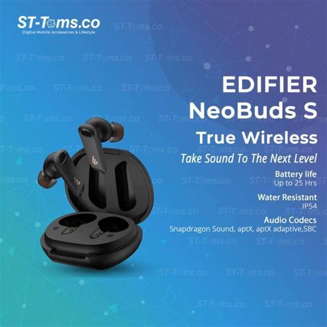 Jual Edifier Neobuds S True Wireless Tws Hybrid Anc Snapdragon Sound