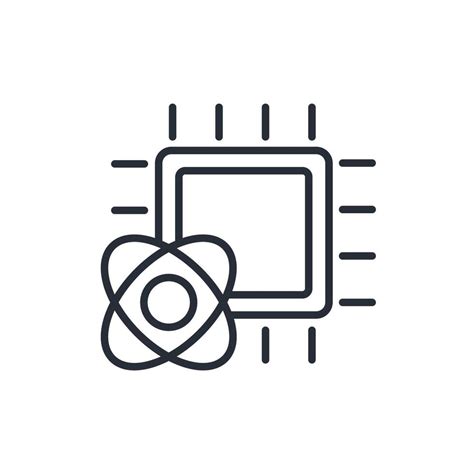 Quantum Computing Icon Symbol Illustration 68761692 Vector Art At Vecteezy