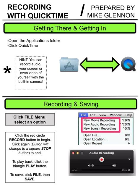 Recording With QuickTime PPTX