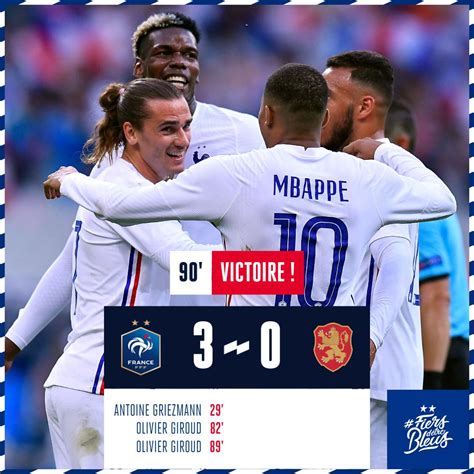 Equipe De France ⭐⭐ On Twitter La Victoire 3 0 De Lequipe De France