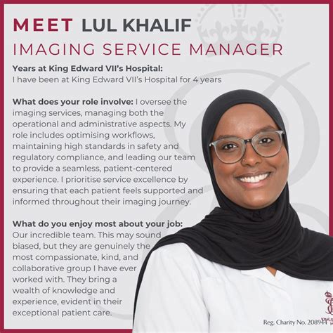 King Edward Viis Hospital On Linkedin 📣 Team Member Spotlight Meet Lul Khalif Our Amazing
