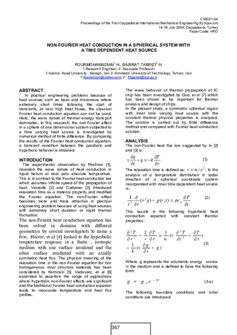 Non Fourier Heat Conduction In A Spherical System With A Time Dependent