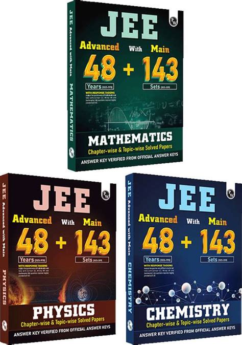 Pw Jee Advanced 48 Years Jee Main 143 Sets Pyqs Phy Chem Maths