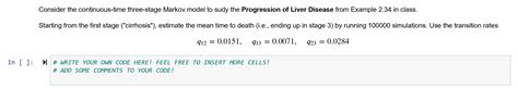 Consider The Continuous Time Three Stage Markov Model