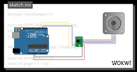 Stepper Control Test Wokwi Esp32 Stm32 Arduino Simulator
