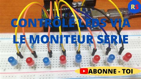 Arduino Controle Leds Via Le Moniteur Serie Youtube