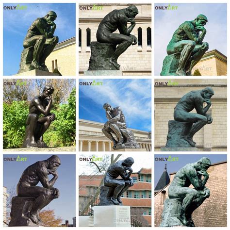 Rodin Thinking Man Statue Mandela Effect Location Oab Tm15 Onlyart
