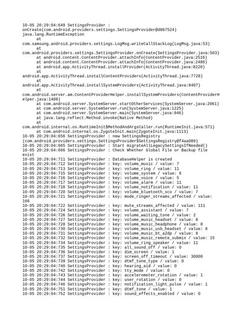 Settings Provider Pdf Java Programming Language Backup