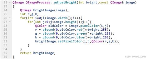 Qt Qimage 图像处理翻转灰度，亮度）代码实现qimage亮度调节 Csdn博客