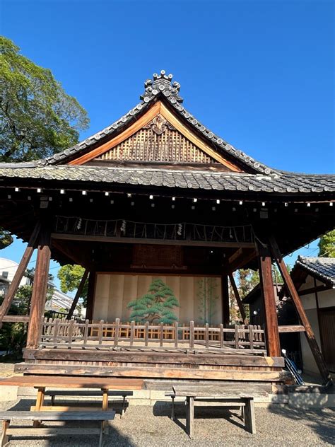 神社にお参りに ♪サテンに水玉♪