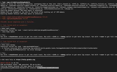 Gradle Error Building Apk Build Error Task Apppackagerelease
