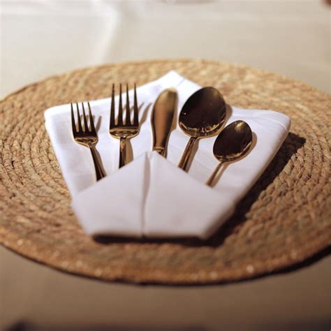 Goldenes Besteck Set 5 Teilig Deko Point