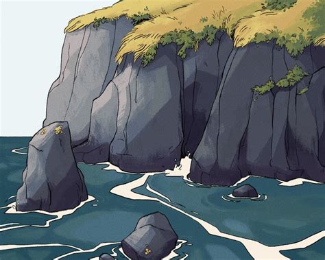 Really Wanted To Draw Some Cliffs Drawings Art Inspiration Art